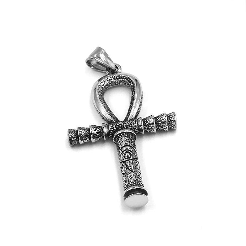 Ankh Necklace Stainless Steel Ancient Egyptian Aunk Pendant